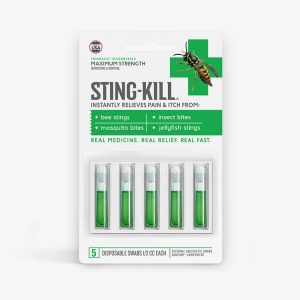 Sting-Kill Disposable Swabs | Sting-Kill - The Best Bee Sting Treatment