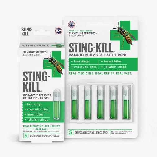 Sting-Kill Disposable Swabs | Sting-Kill - The Best Bee Sting Treatment